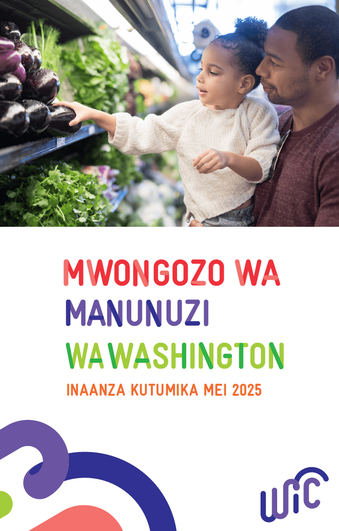 Washington WIC Approved Food List Swahili | JPMA, Inc.